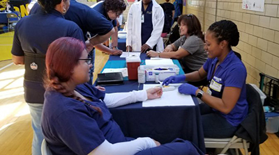Harris Health’s LBJ Hospital Staff Mentors Students at HISD School Health Fair